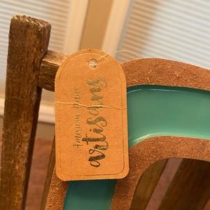 American Atelier | Accents | Teal Wood Letter C Wall Decor Monogram ...